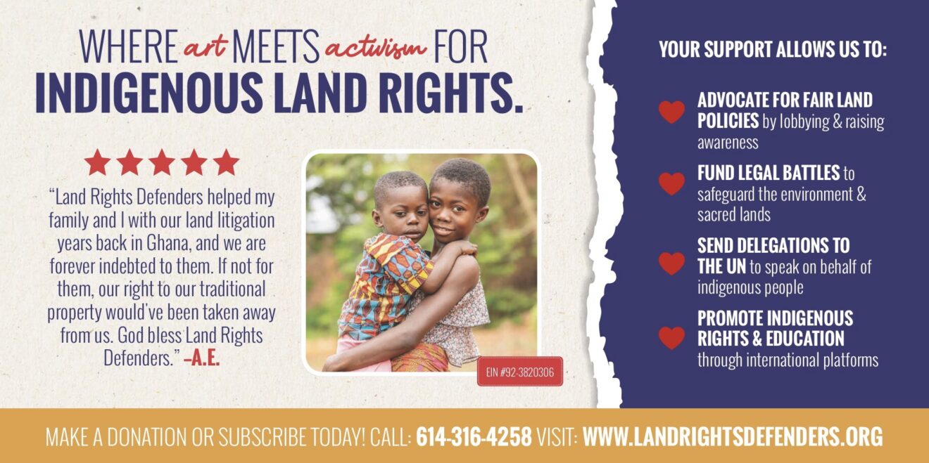 Land Rights Defenders - Indigenous Property Rights & Communities Protect